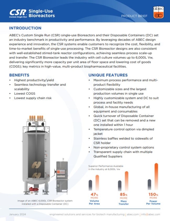 ABEC | Stainless Steel & Single-Use Integrated Solutions & Services