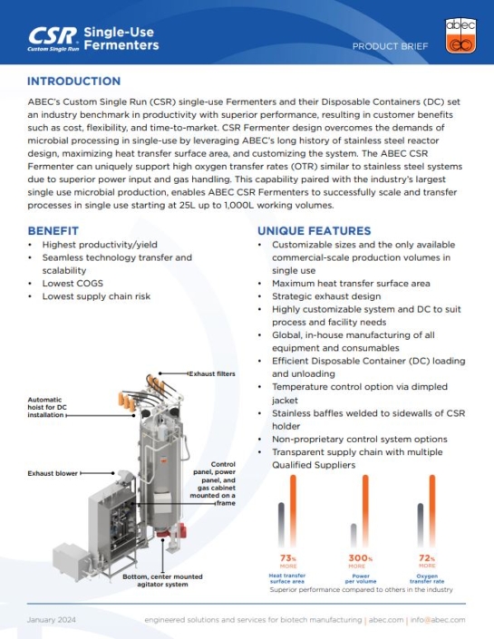 ABEC | Stainless Steel & Single-Use Integrated Solutions & Services